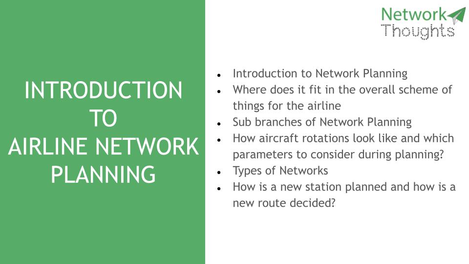 Introduction to Airline Network Planning